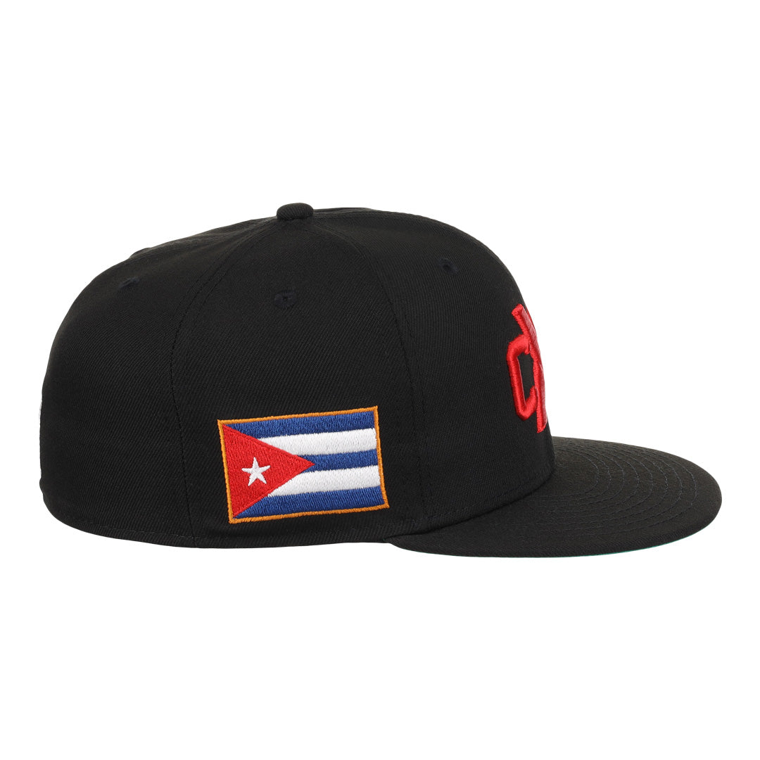 Cuban X Giants NLB Team Color Fitted Ballcap - Ebbets Field Flannels