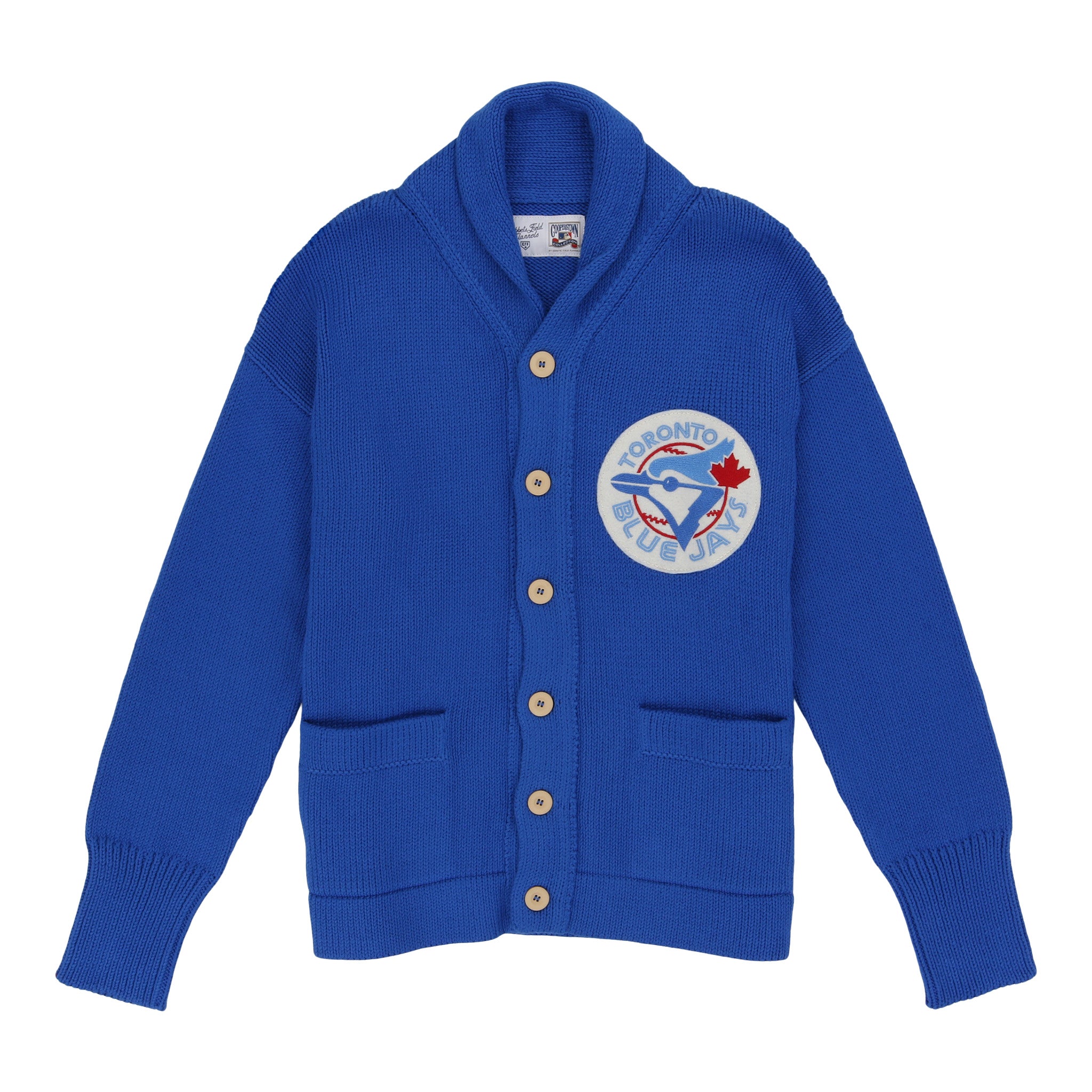Toronto Blue Jays 1977 Shawl Collar Sweater – Ebbets Field Flannels