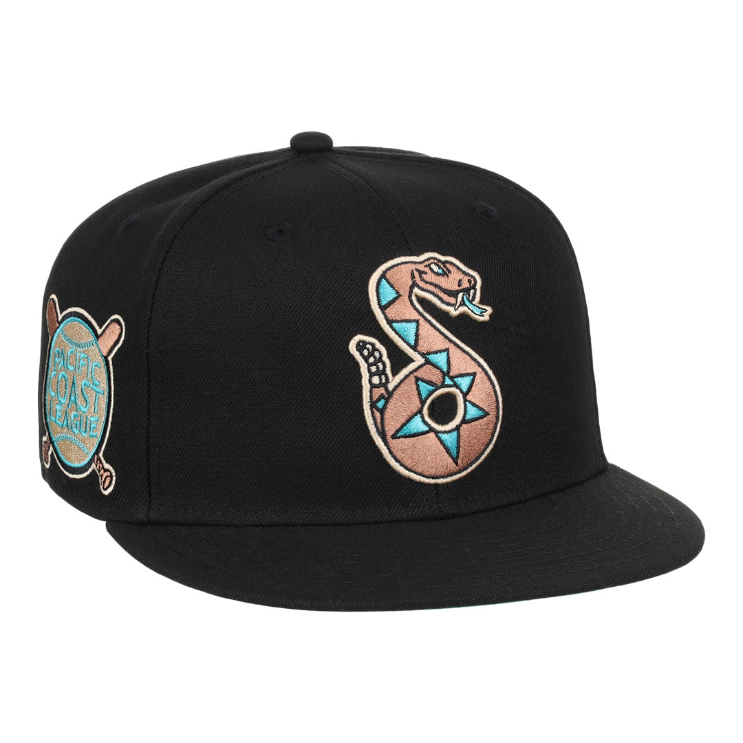 Tucson Sidewinders EFF MiLB Vintage Snapback - Ebbets Field Flannels