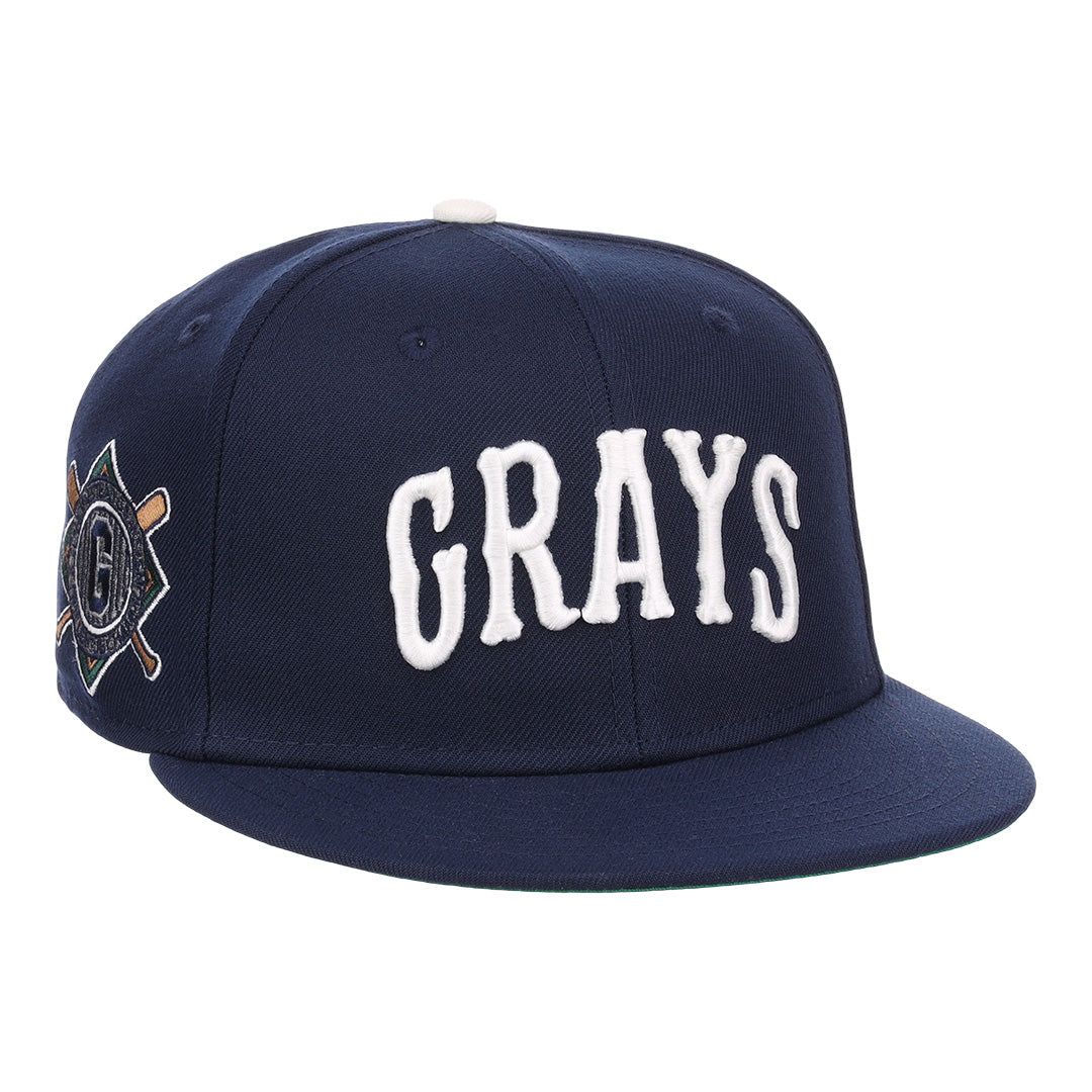Homestead Grays NLB Flip Fitted Ballcap - Ebbets Field Flannels